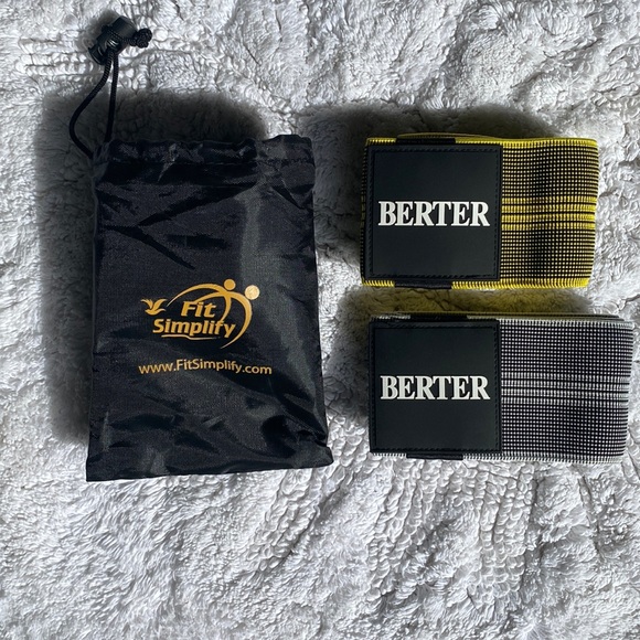 Fit Simply | Other | Nwt Fit Simply Set Of 2 Resistance Bands Exercise ...